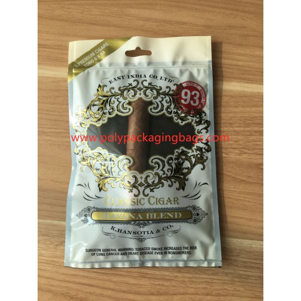 Quality Waterproof Cigar Humidor Bags Resealable Ziplock To Open And Close for sale