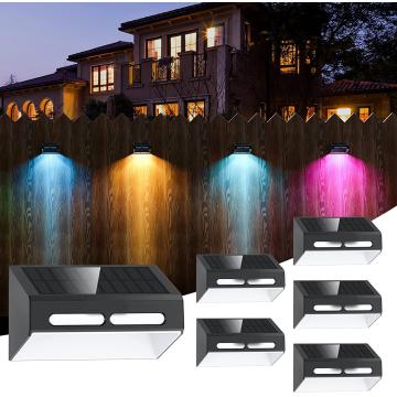 IP65 Fence Mounted Solar Lights Mini High Brightest Led Solar Fence Lights