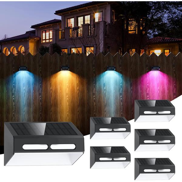 Quality IP65 Fence Mounted Solar Lights Mini High Brightest Led Solar Fence Lights for sale