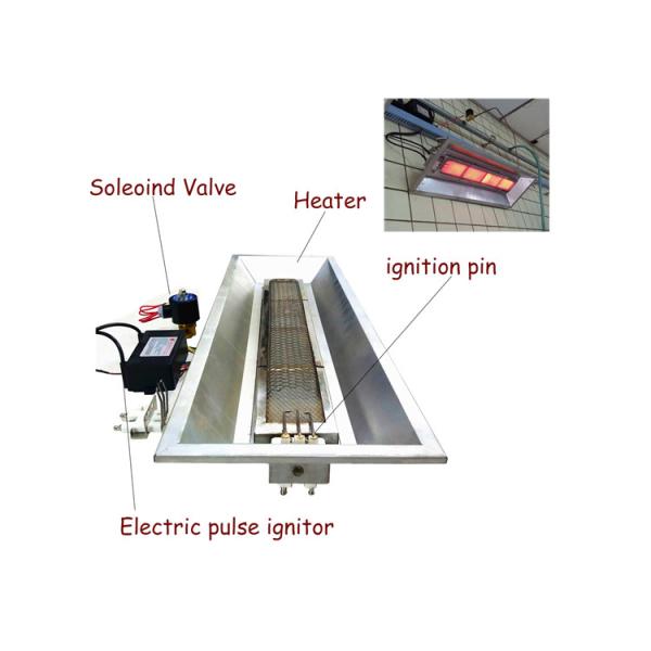 Quality Natural LPG Poultry Heaters Automatic Ignition Infrared Heat Lamp For Chicks for sale