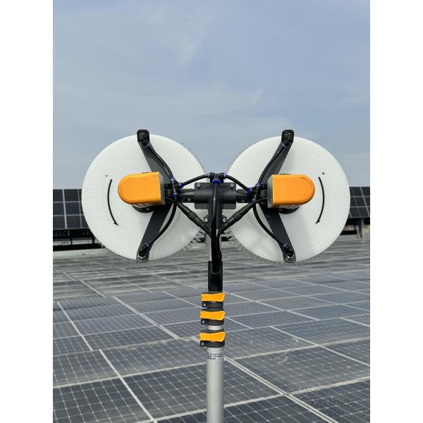Quality X4 Double Head Solar Cleaning Rotating Brush Soft Bristle for sale
