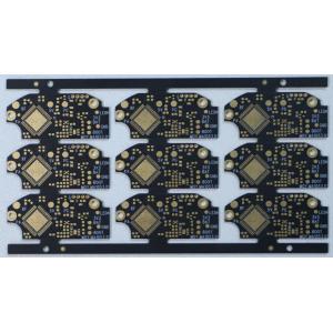 Quality 4 Layer Custom Black Solder Mask ENIG PCB Suittable for Wireless Communication for sale