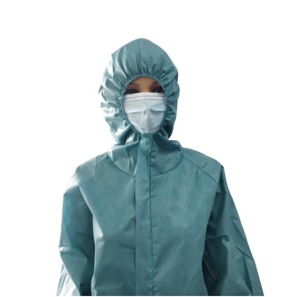 Quality 50gsm SMS PP Nonwoven Disposable Coverall Isolation Gown for sale