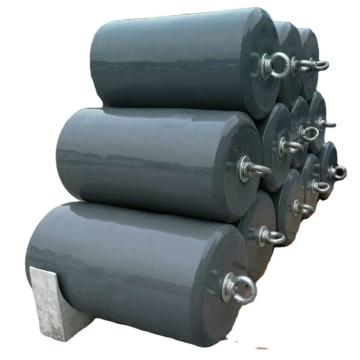Quality Cylindrical Navy Grey Floating Foam Fender For Ship Protection for sale