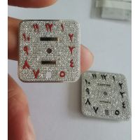 Quality Exclusive Design Moissanite Watch Royal Luxury Moissanite Santos On Wrist for sale