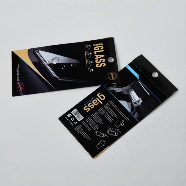 Quality Mobile Phone Tempered Glass Screen Protector Packaging Box with Customized Shape for sale