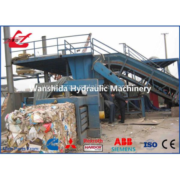 Quality Y82/W-125 Plastic Bottle Baler Machine 6-8t/H Output Capacity Manual Tie for sale