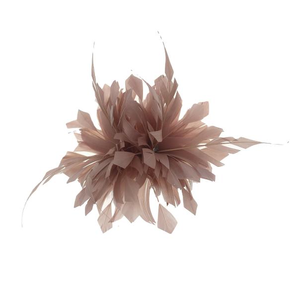 Quality Stripped Goose Feather Flower Mount and Wire Accessory Ideal for Event Party Supplies for sale