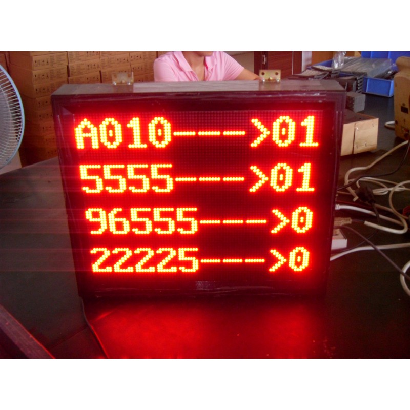 4 Rows LED Main Display 