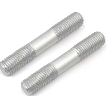 Quality Dacromet Plated Carbon Steel Stud Bolt / Double Ended Threaded Studs Metric for sale