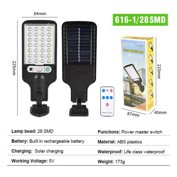 Quality Solar Garden Light High Lumen Sensor Security Wall Street Lamp for Outdoor for sale