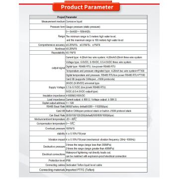 Quality UNIVO UBPT500-602Y Customized Level Gauge Sensor for Accurate Liquid Level for sale