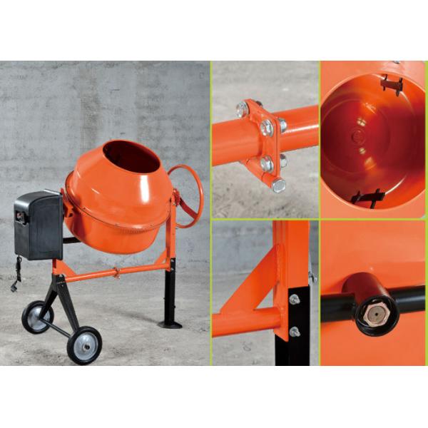 Quality Mini Electric Concrete Mixer 120 Liters Capacity 370W Motor Power 115v / 60hz for sale