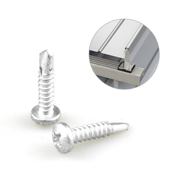 Quality Metric Ruspert Coating Bimetal Self Drilling Screw 4.2x19mm for Steel Frame and Purlin for sale
