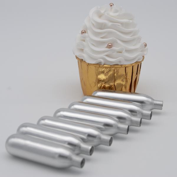 Quality 8g Whipped Nitrous Oxide Cream Chargers 35 Gram Carbon Steel for sale