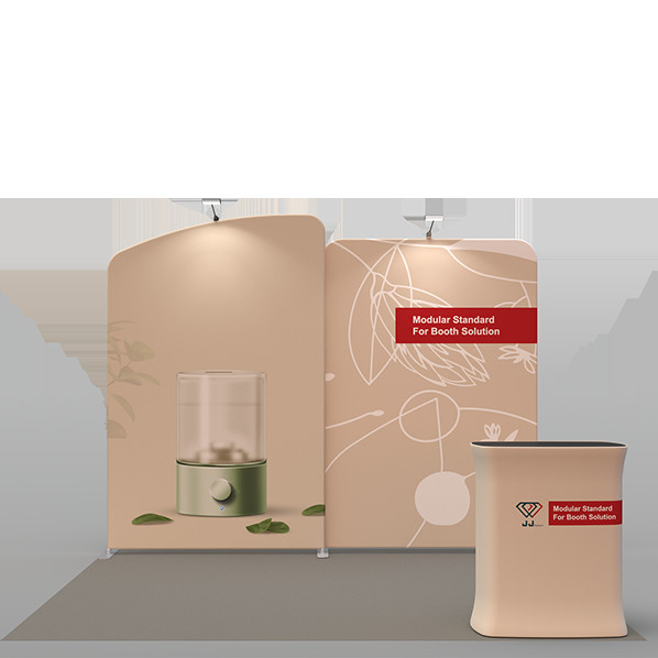 Quality 10ft 20ft 30ft Modular Exhibition Display Tension Fabric Backdrop Stand for sale