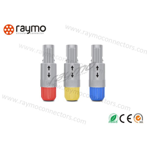Quality Convenient Circular Plastic Connectors High Density Arrangement With Yellow Nut for sale