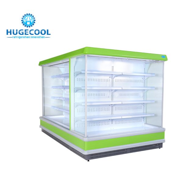 Quality 4 Layers Shelf Multideck Display Fridge With Low Energy Consumption for sale