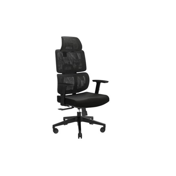 Quality Black PA66 23kg Office Mesh Chairs 3 Degree Locking For Relaxing for sale