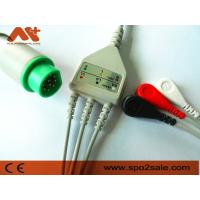 Quality 10 Pin Siemens ECG Cable 3 Lead Snap for sale