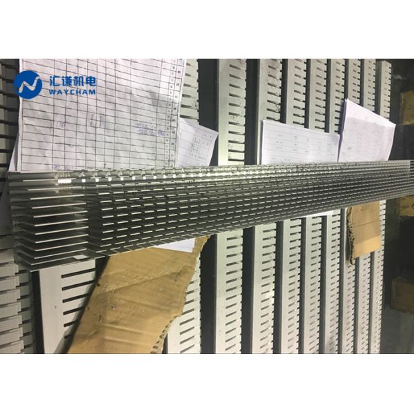 Quality Rust Proof +/-0.002mm CNC Machining Components 2 Meters Aluminum Radiator Fin for sale