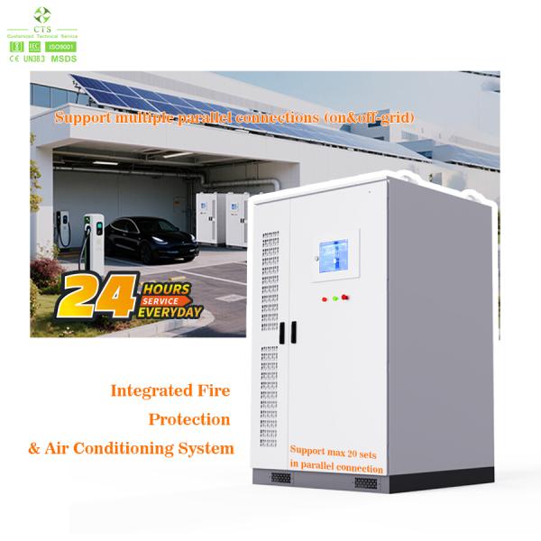 Quality CTS 50kW/100kW 100kWh/215kWh LiFePO4 Battery Solar Energy Container for Commercial and Industrial Applications for sale