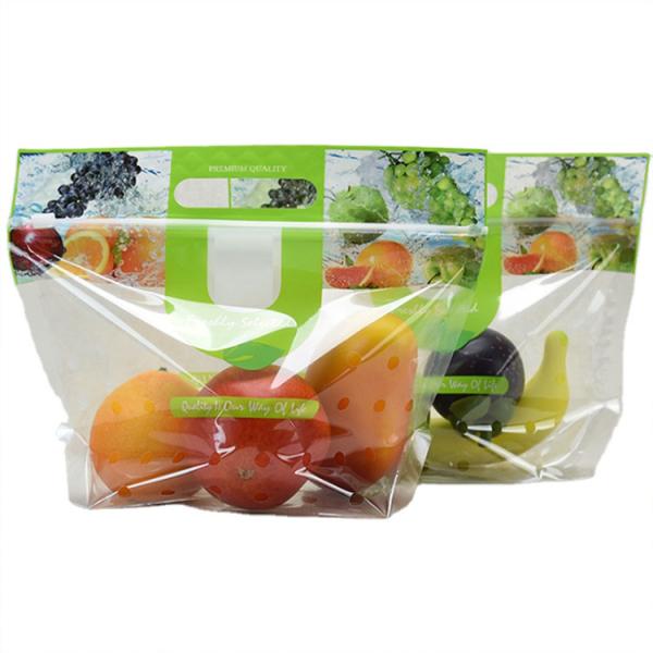 Quality 200gm / 500gm Storage Plastic Vegetable Packaging Bag Moisture Proof for sale