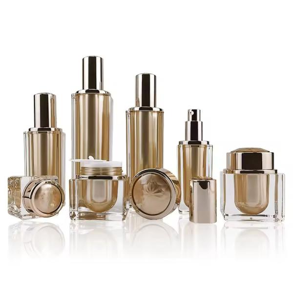Quality Customized Cosmetic Bottles And Jars 5ml - 500ml Cosmetic Bottle Sets for sale