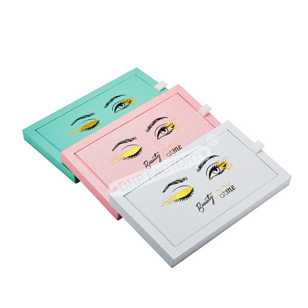 Quality Eco Friendly Paperboard Eyeshadow Palette Box Cardboard Cosmetic Packaging Boxes for sale
