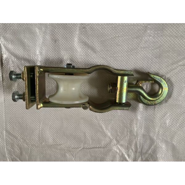 Quality Durable Conductor Stringing Pulley Block with 5-20 KN Rated Load and 1.9-2.5KG Weight for Overhead Lines for sale