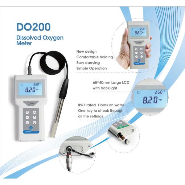Quality Professional Digital Handheld Dissolved Oxygen Meter for Aquaculture DO Detection for sale