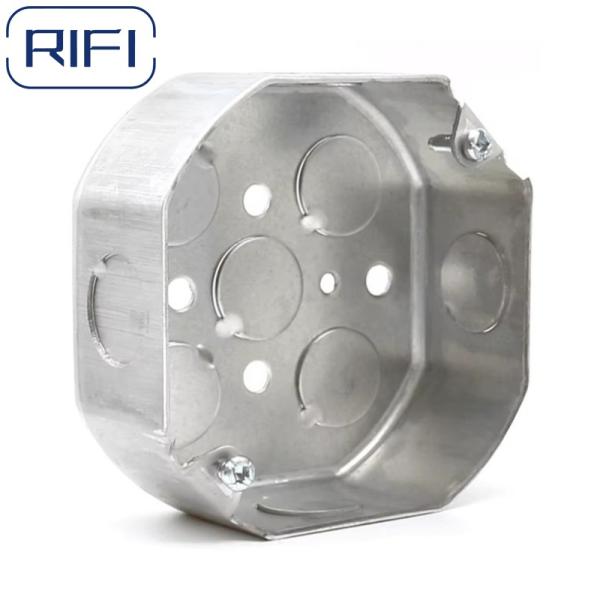 Quality Square/Handy/Octagonal Steel Box With Screw 4"x4",4"x2"Metal Boxes for sale