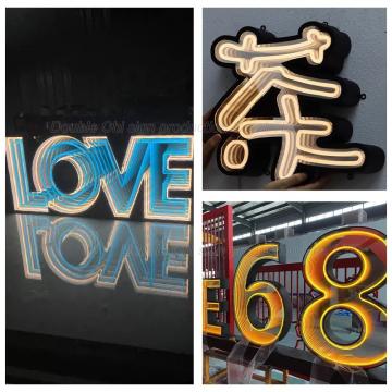 Quality Acrylic 3D Hologram Display Screen LED Digital Signage for Mirror Sign Letters for sale