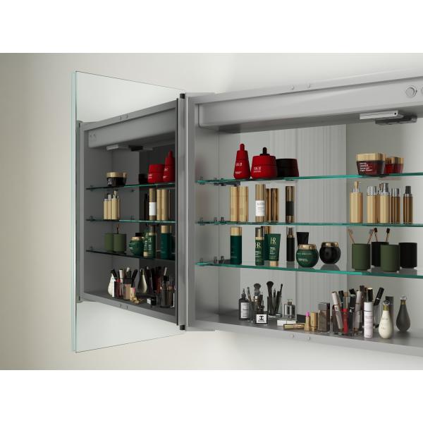 Quality Smart Makeup Bathroom Cabinet With Led Lights With Jewelry Storage for sale