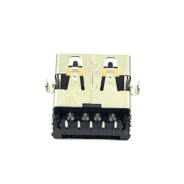 Quality PA9T Black Female STD 9 Pins USB Socket Connector USB3.1 A 1.8 AMP for sale