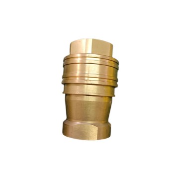 Quality Hydraulic 800psi 2" Brass Quick Release Coupling For Fluid for sale