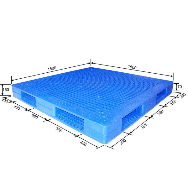 Quality 1500x1500 HDPE Rackable Pallets 10T Oversized Plastic Pallets for sale