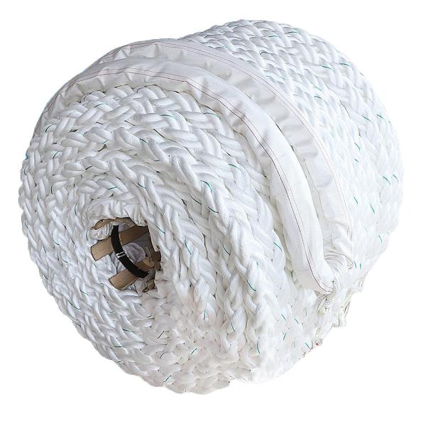 Quality High Tenacity Uv Resistance 8 Strand Polyester Rope 40mm Dacron Multifilament Marine Mooring for sale