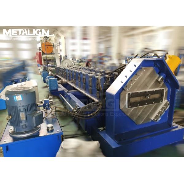 Quality Dual Size Hydraulic Cutter Cable Tray Roll Former 20m/min For Fast Production for sale
