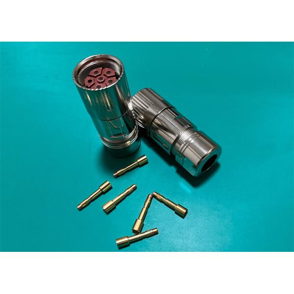 Quality M23 Power Circular Wire Connector 6 Pin Servo Encoder Female Male Crimp Wire for sale