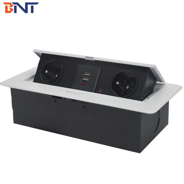 Quality Available Customized Made As Required Desktop Hidden Outlet With USB Charger for sale