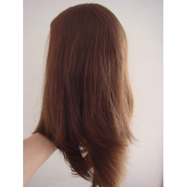 Quality Natural Looking Real Hair Wigs Medium Density Natural Hair Wigs for sale