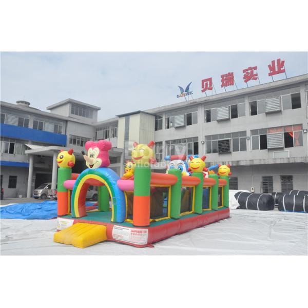 Quality Plato PVC Tarpaulin Inflatable Toddler Playground / Inflatable Fun City for sale