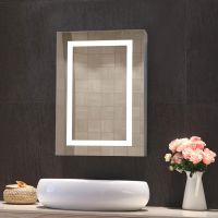 Quality Anti Fog Custom Led Mirror With Medicine Cabinet For Home Bathroom Decoration for sale