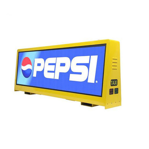Quality 100W P4 SMD1921 Taxi Top LED Display 5000nit 1000*360mm for sale