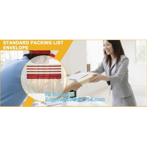 Quality adhesive printed Fedex packing list envelope for documents, postal self adhesive for sale