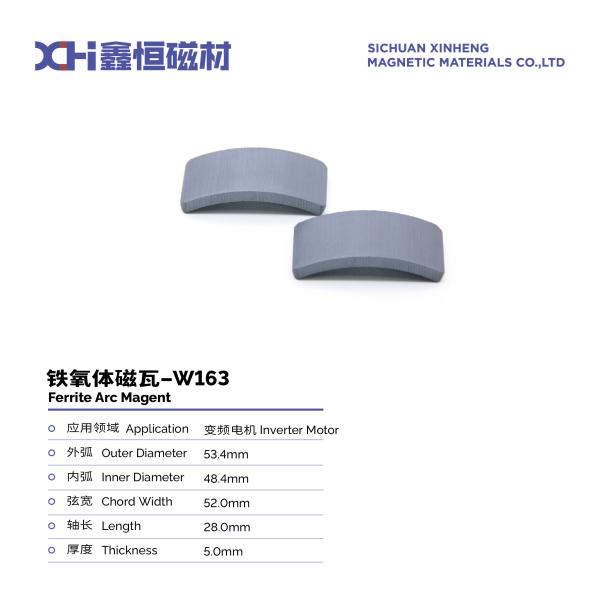 Quality 250 Tons Of Pressure Formed Hard Permanent Magnet Ferrite For Inverter Motors W163 for sale
