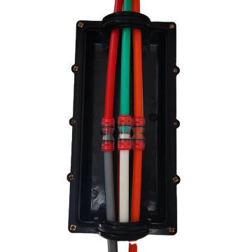 Quality Telecom Ftth Microduct Tube Closure Telecom Joint Closures Networking Fiber for sale