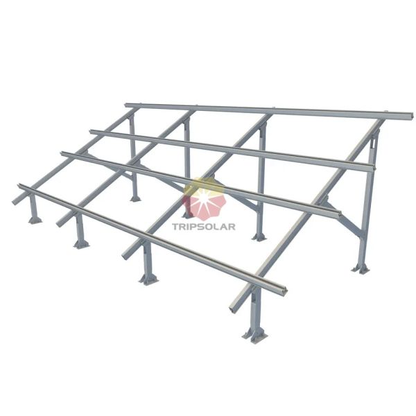 Quality Easy and Quick Installation Solar Panel Ground Mounting System with Wind Load of 60M/s for sale