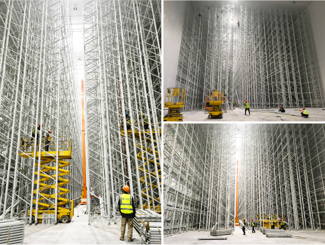 Cold Storage Warehouse Pallet Stacker Crane ASRS Logistics Center Automatic Storage And Retrieval System